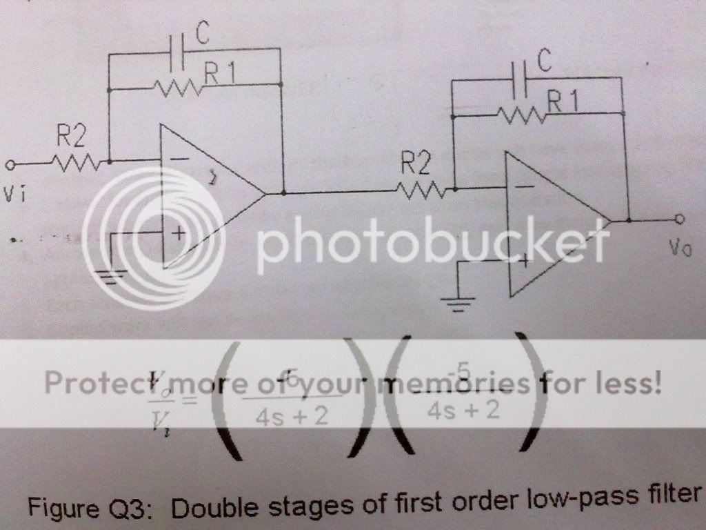 Double stage of first order low-pass filter | All About Circuits