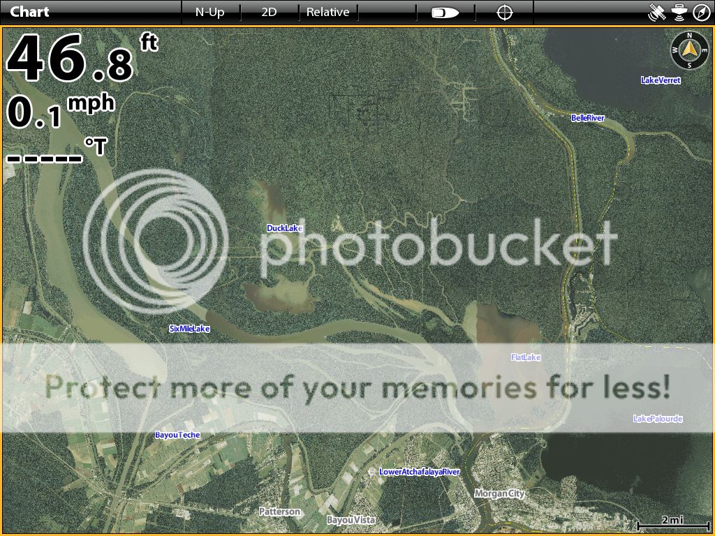 LakeMaster Mapping Examples: South Louisiana Aerial Charts